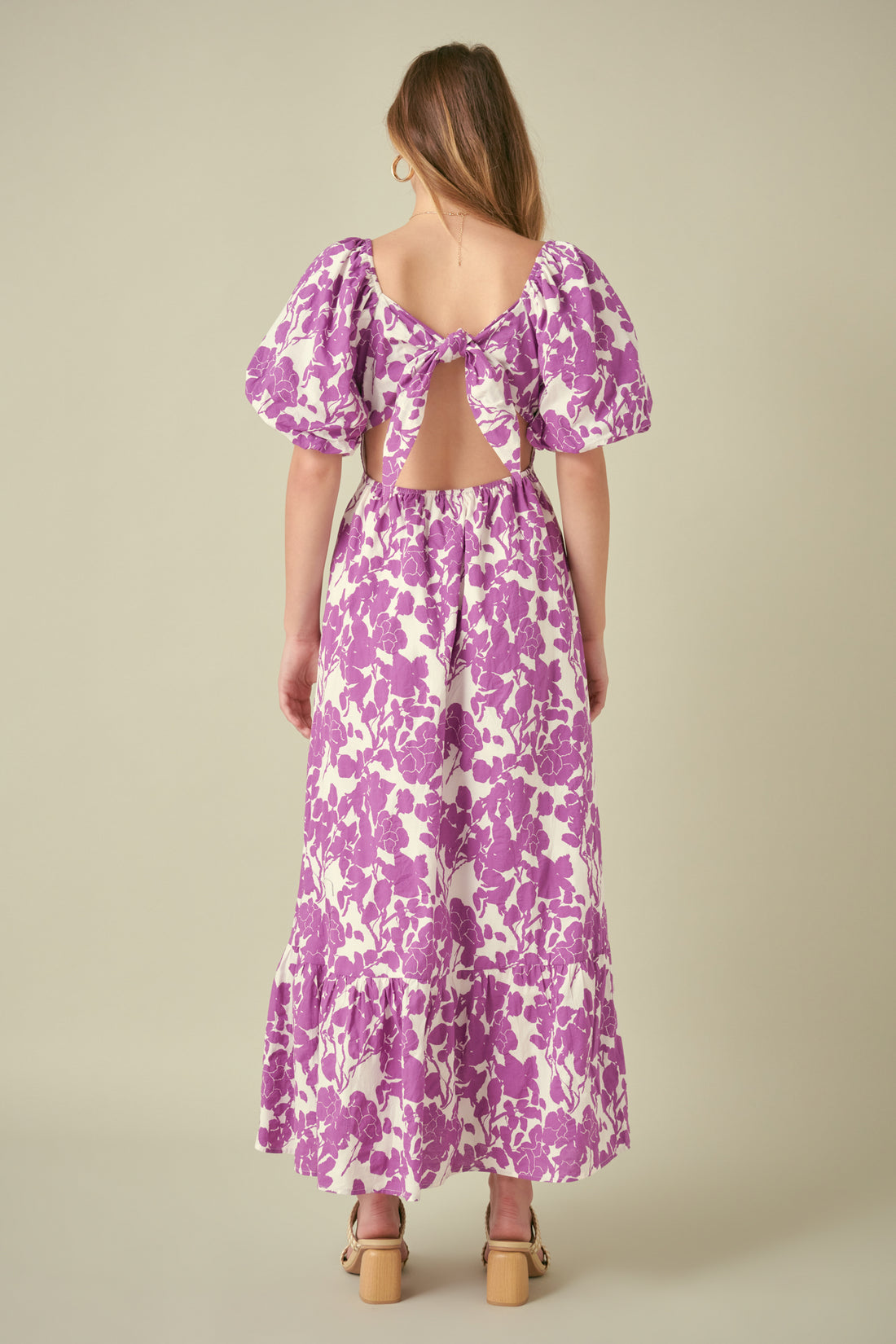Floral Print Maxi Dress – Free The Roses