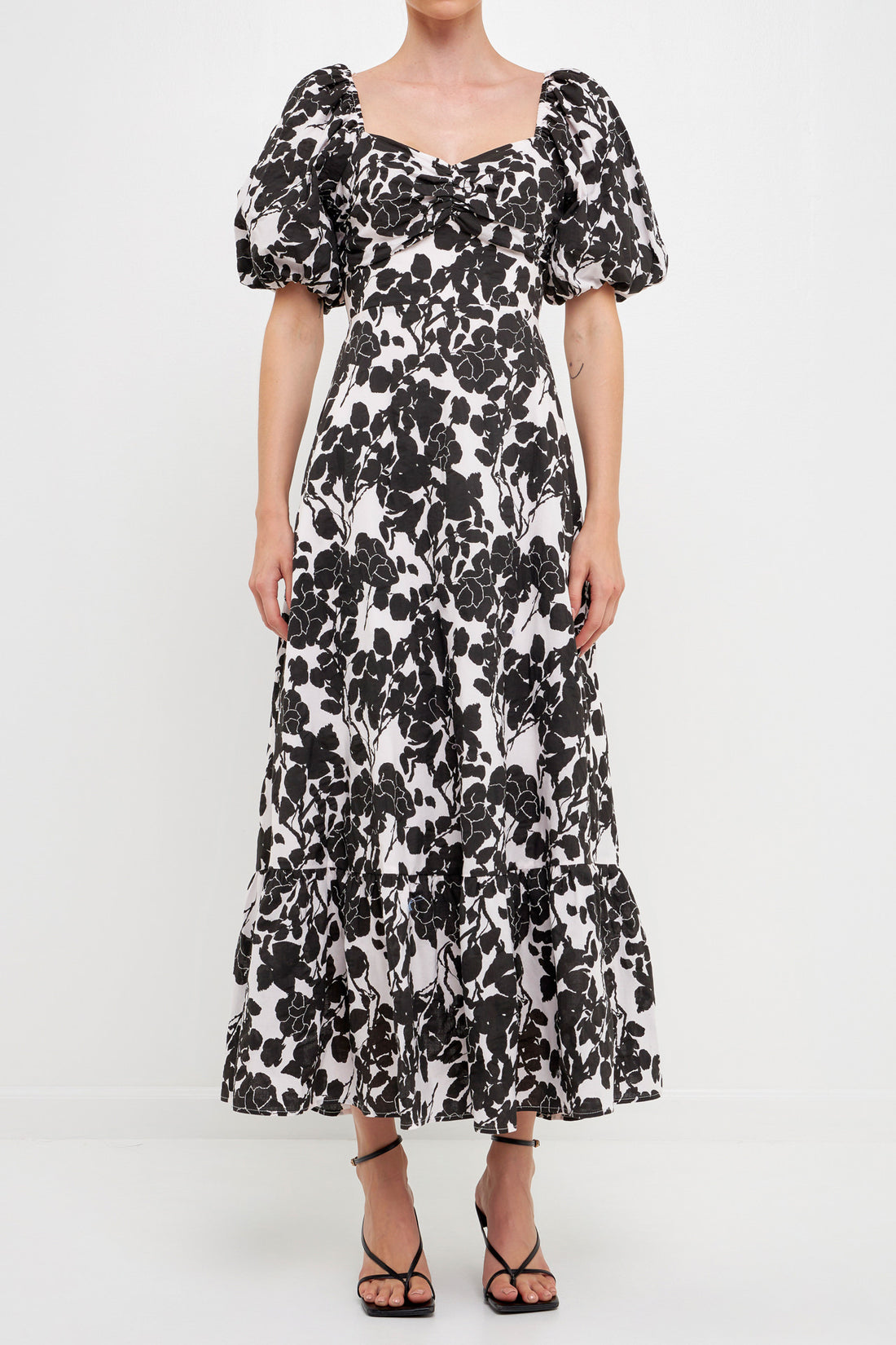 Floral Print Maxi Dress – Free The Roses