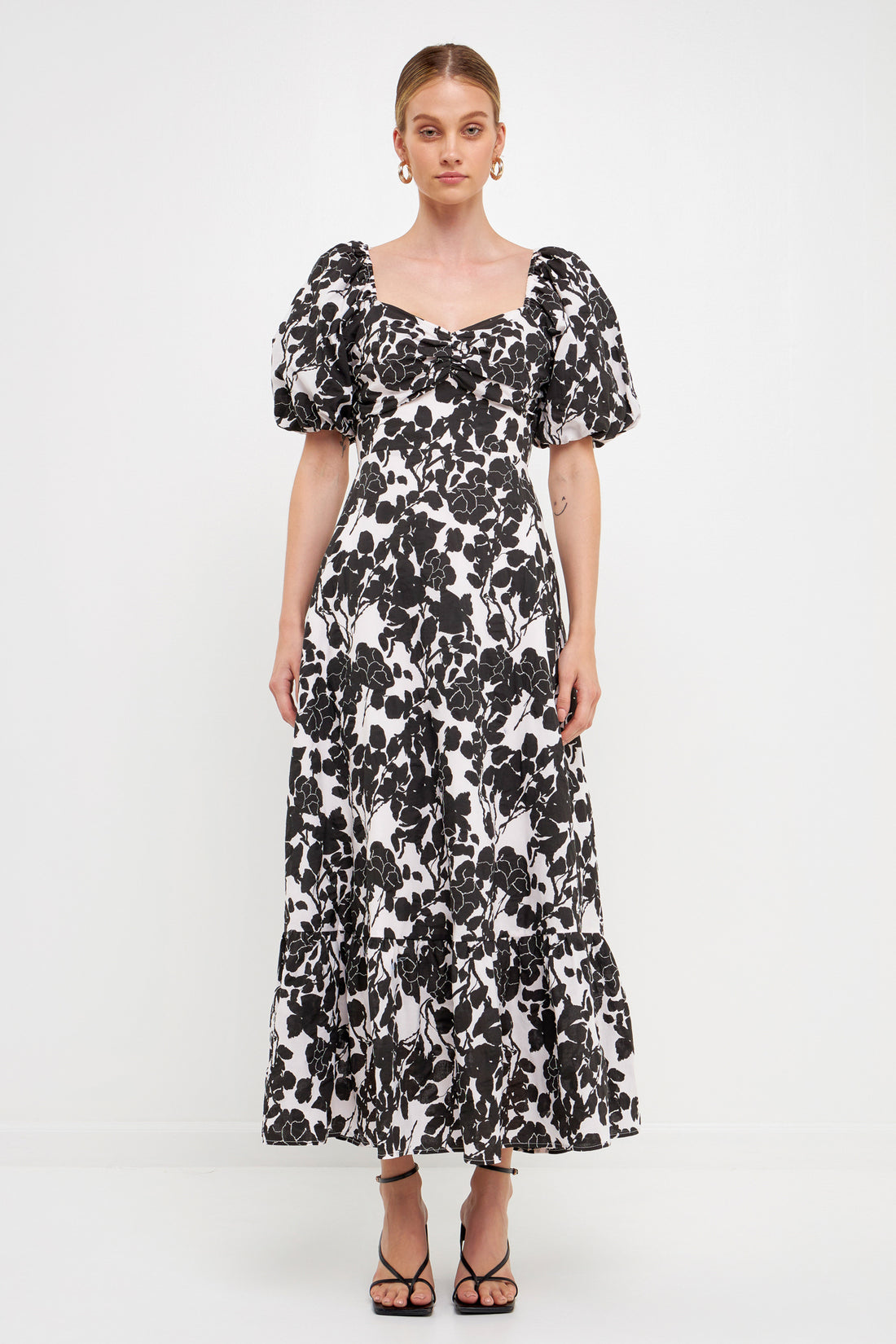 Floral Print Maxi Dress – Free The Roses