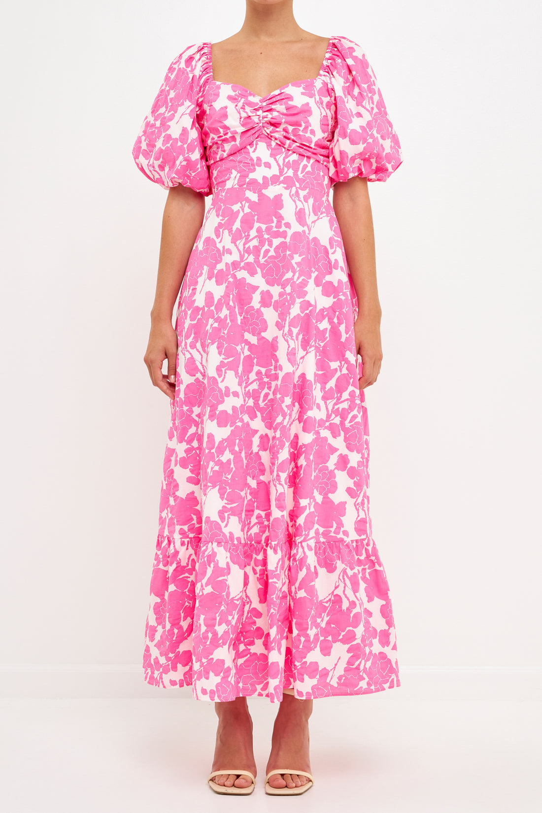 Floral Print Maxi Dress – Free The Roses
