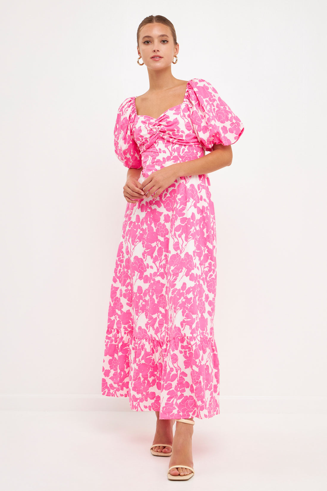 Floral Print Maxi Dress – Free The Roses