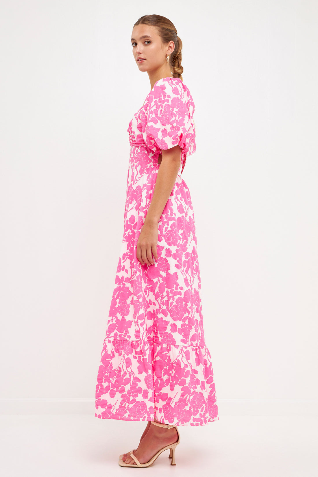 Floral Print Maxi Dress – Free The Roses
