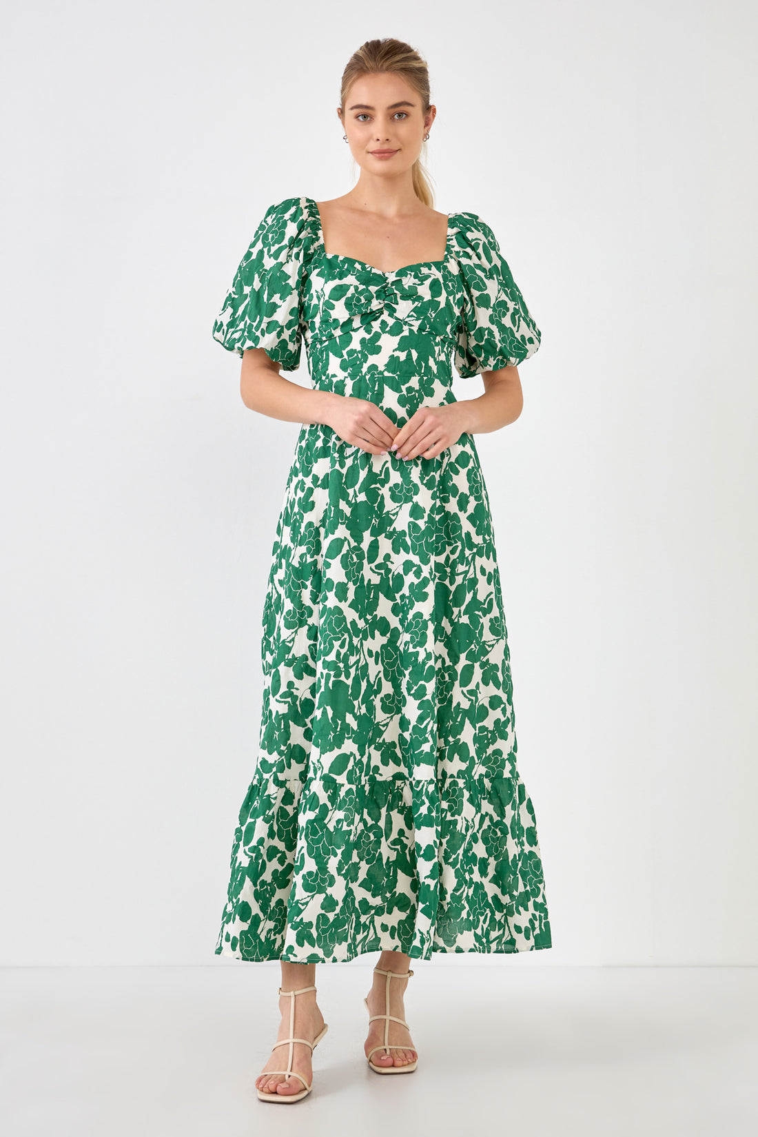 Floral Print Maxi Dress – Free The Roses