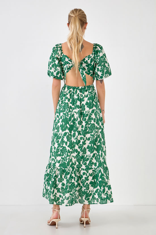 Floral Print Maxi Dress – Free The Roses