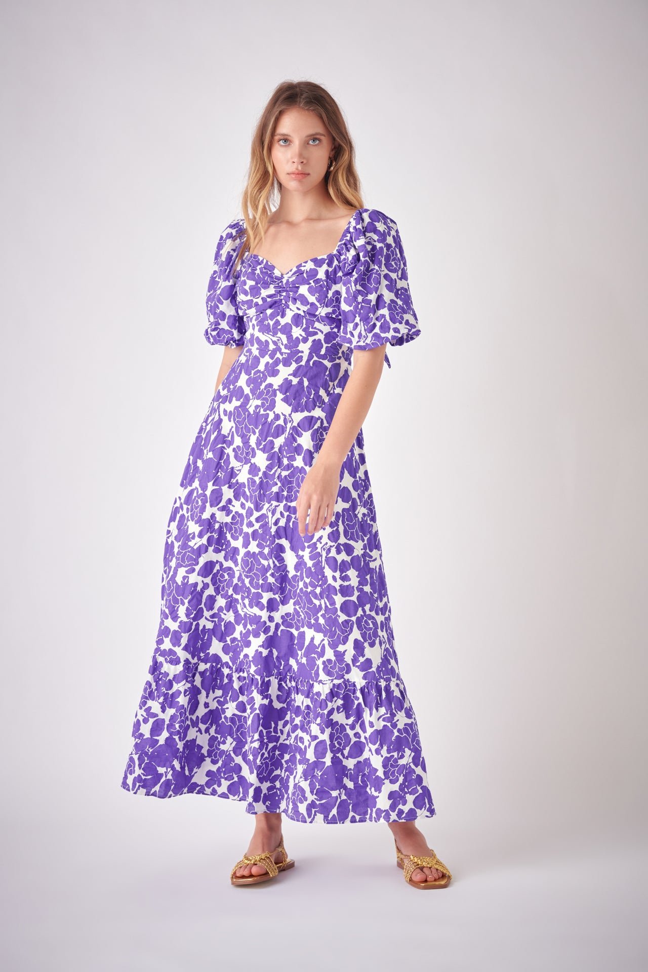 Floral Print Maxi Dress – Free The Roses