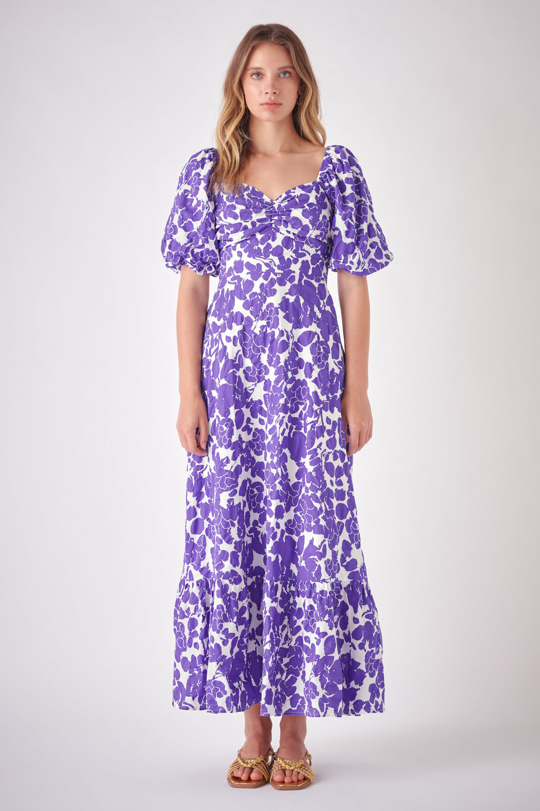 Floral Print Maxi Dress – Free The Roses