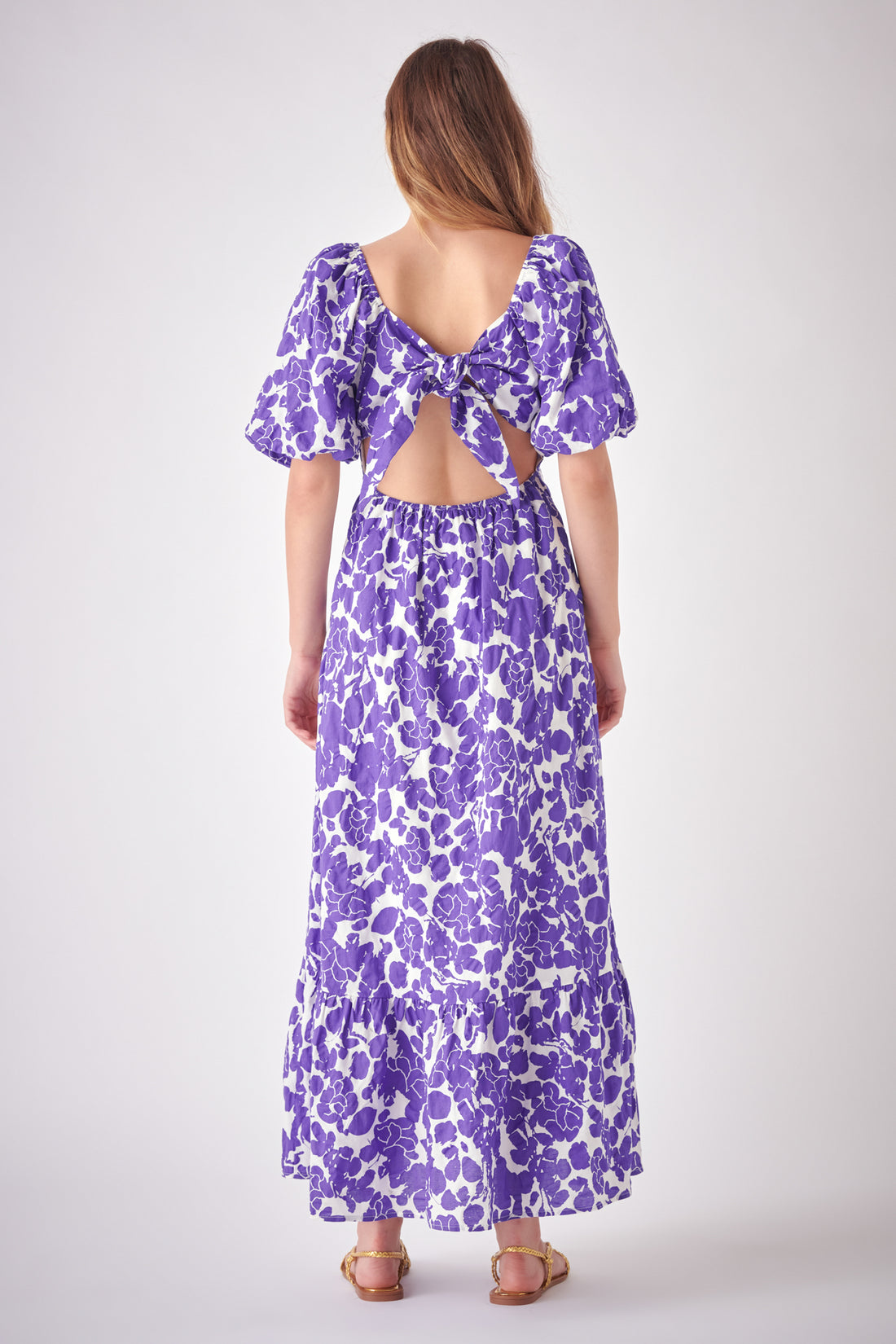 Floral Print Maxi Dress – Free The Roses